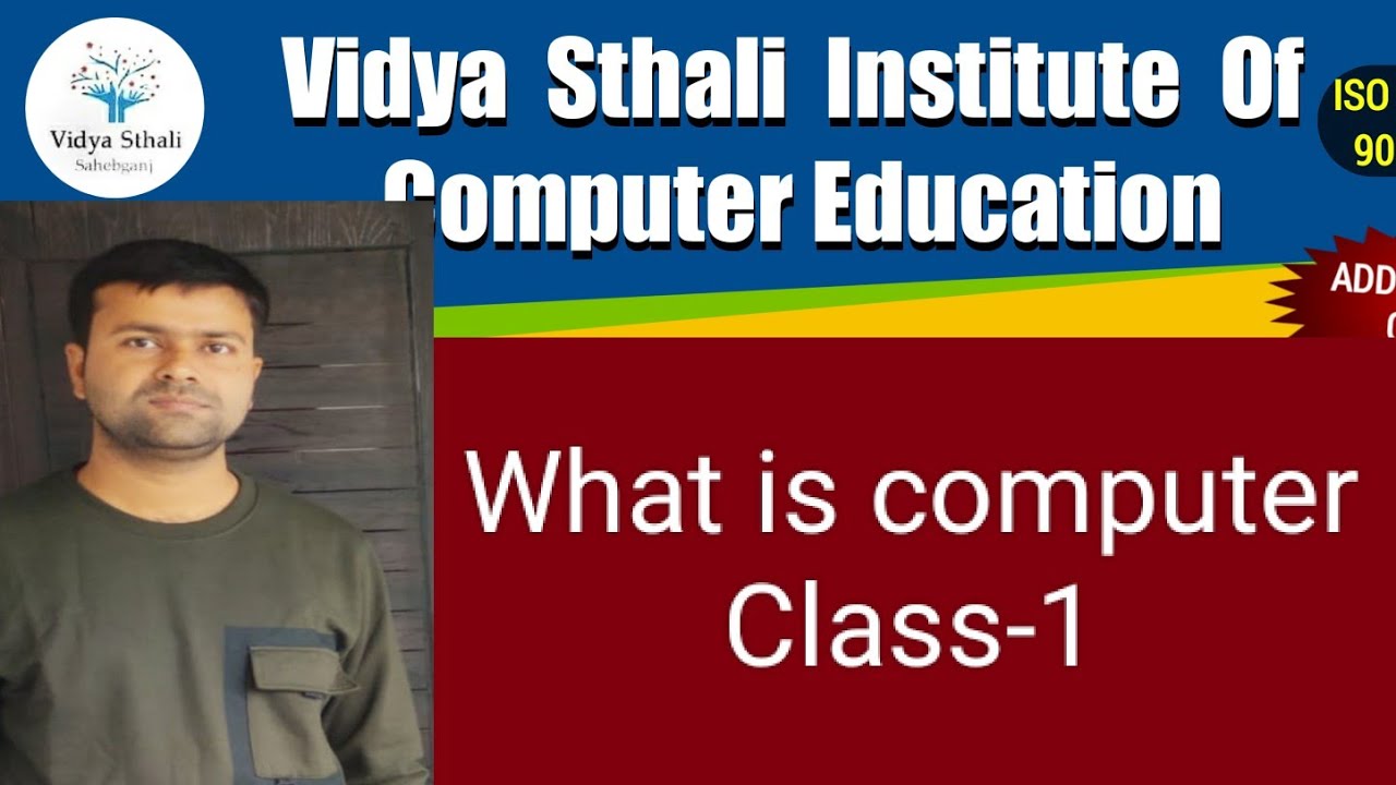 What is computer? | By Rupesh Sir | Vidya Sthali Institute Of Computer ...
