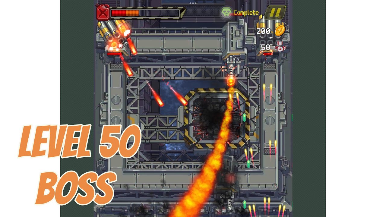 1945 Air Force: Airplane Games || Level 50 || Boss Level || 4K || Best ...