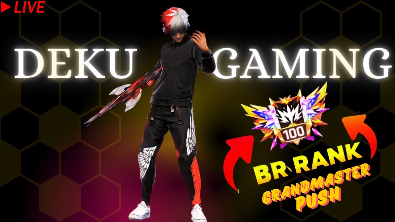 Deku Gaming Live Stream || NEW SEASON - BR- RANKED PUSH - YouTube