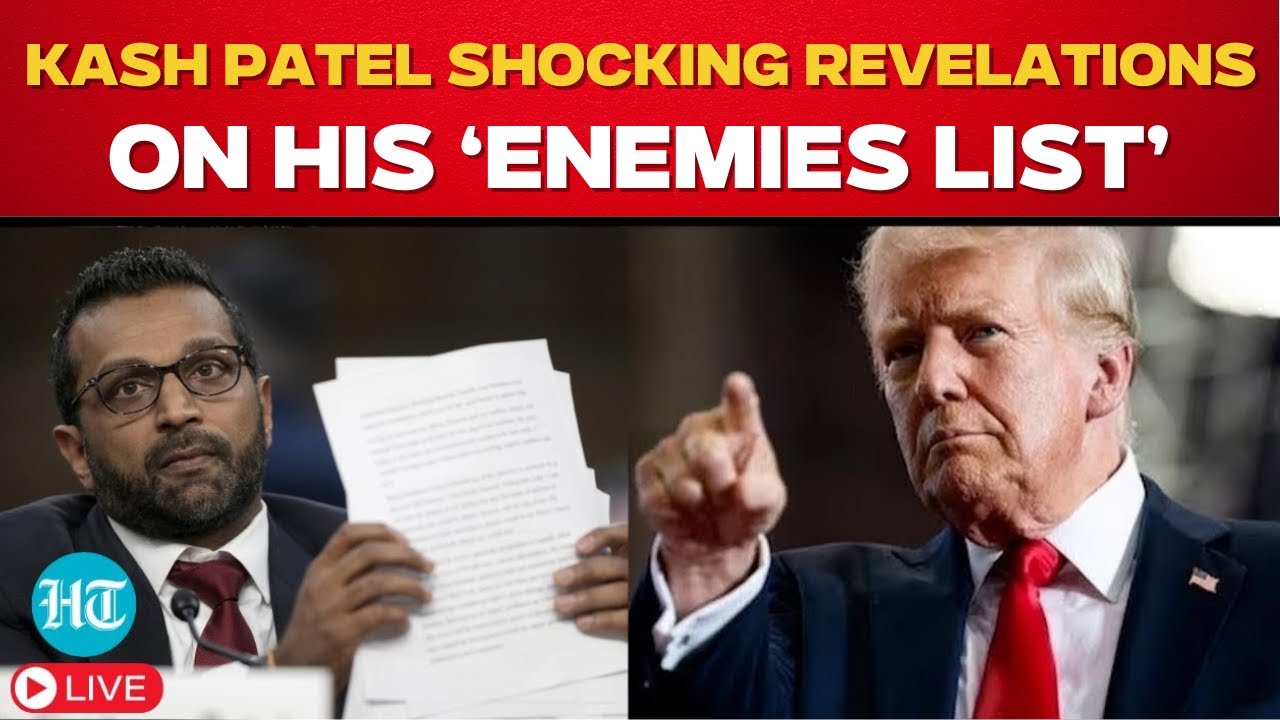 Kash Patel’s FBI Nomination Delayed Over ‘Enemies List’? Trump's Bold ...