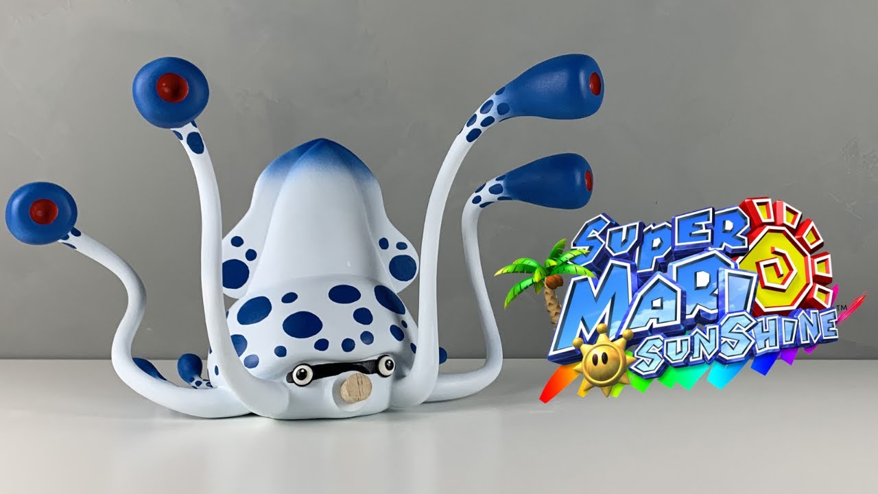 Making GOOPER BLOOPER with CLAY | Super Mario Sunshine Sculpture - YouTube