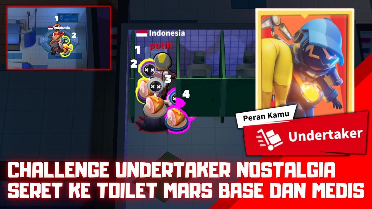 CHALLENGE NOSTALGIA UNDERTAKER‼ SERET KE TOILET DAN RUANG MEDIS MAP ...