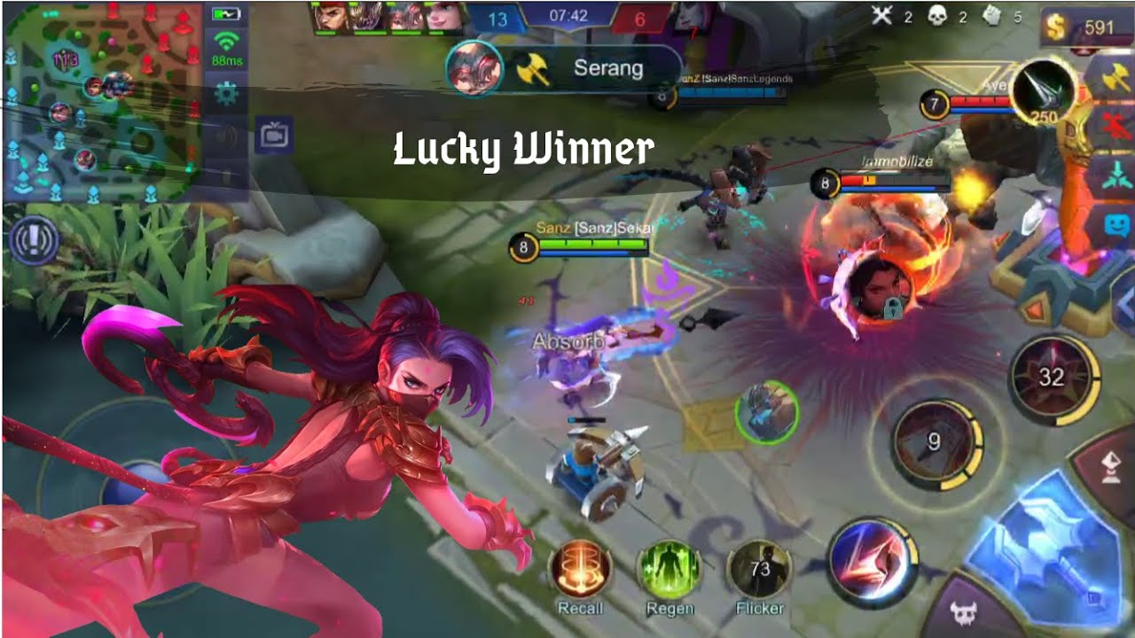 [Mobile Legends] Try Hero Marksman Hanabi Viper - YouTube