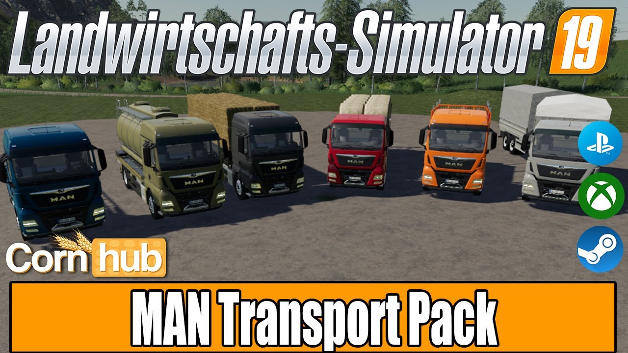 LS19 Modvorstellung - MAN Transport Pack - LS19 Mods - YouTube