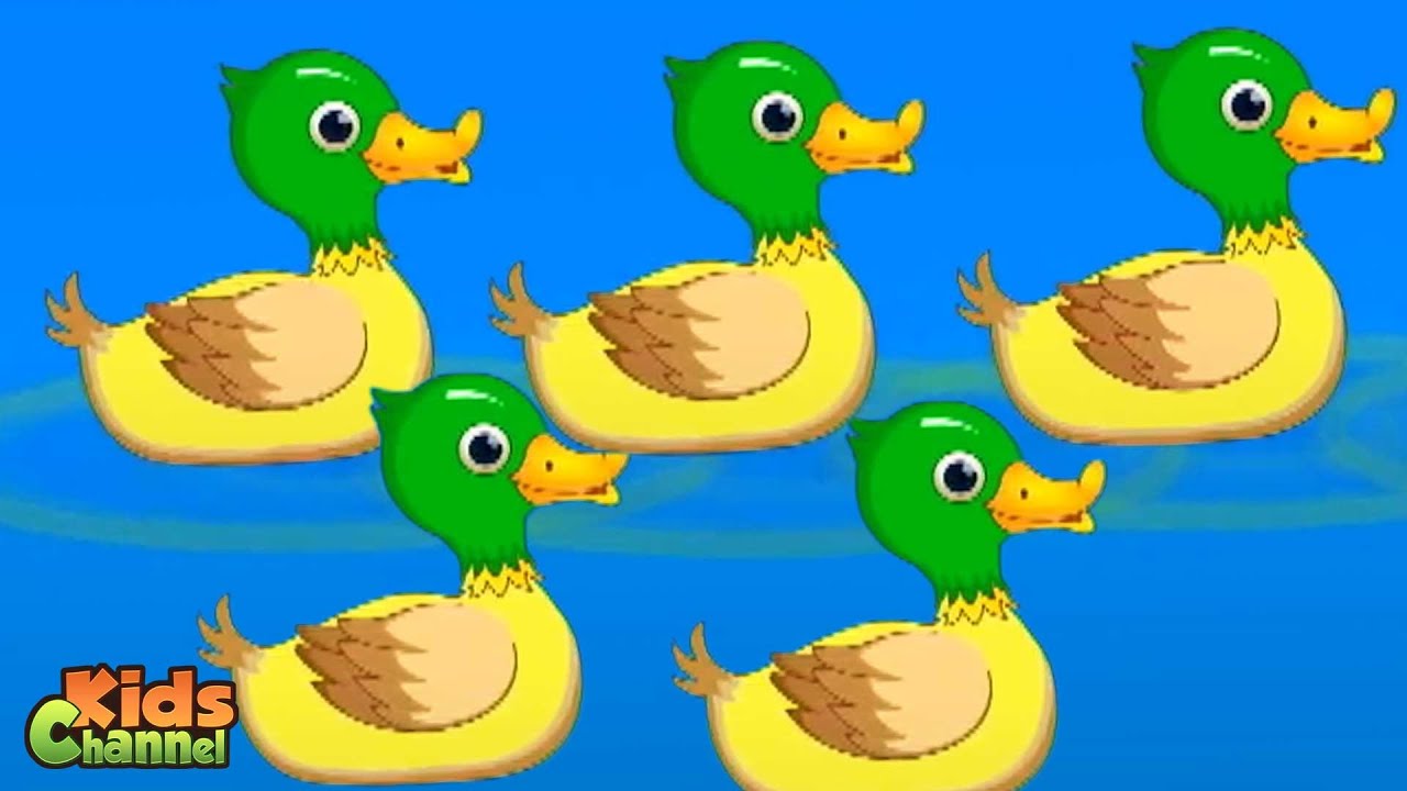 Cinco Pequeño Patos + Más Vídeo De Aprendizaje y Música Animada Para ...