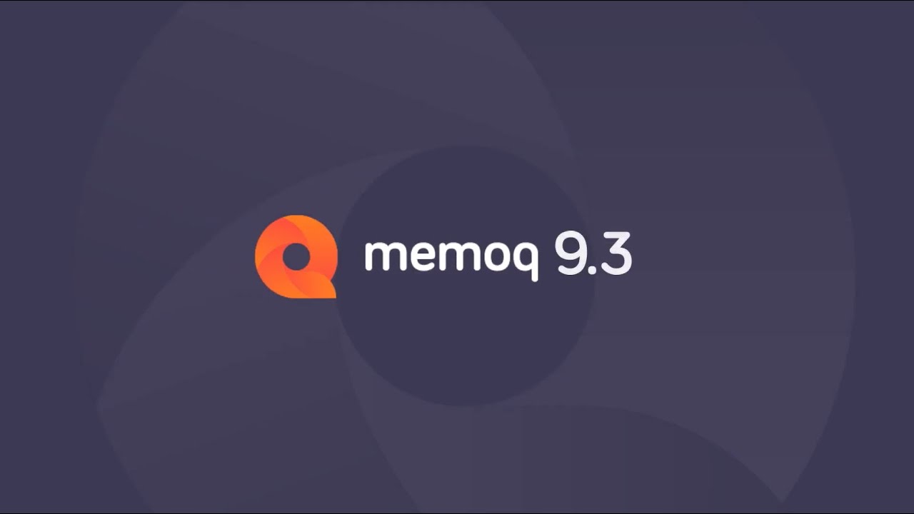 memoQ 9.3 teaser - YouTube