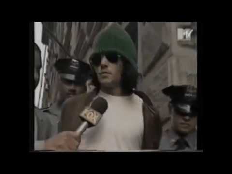 Johnny Depp during 1994 hotel trashing arrest - rare short footage ...