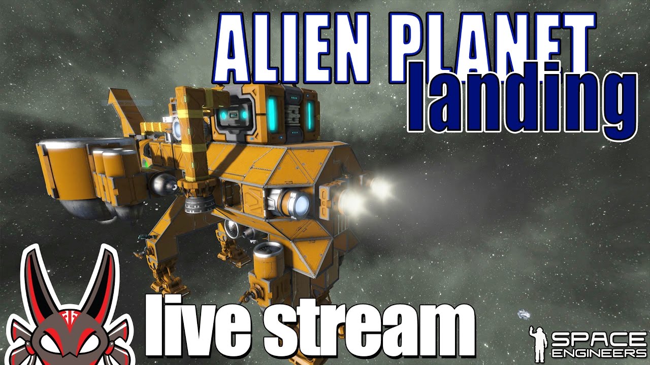 Alien Planet Landing | Space Engineers - YouTube