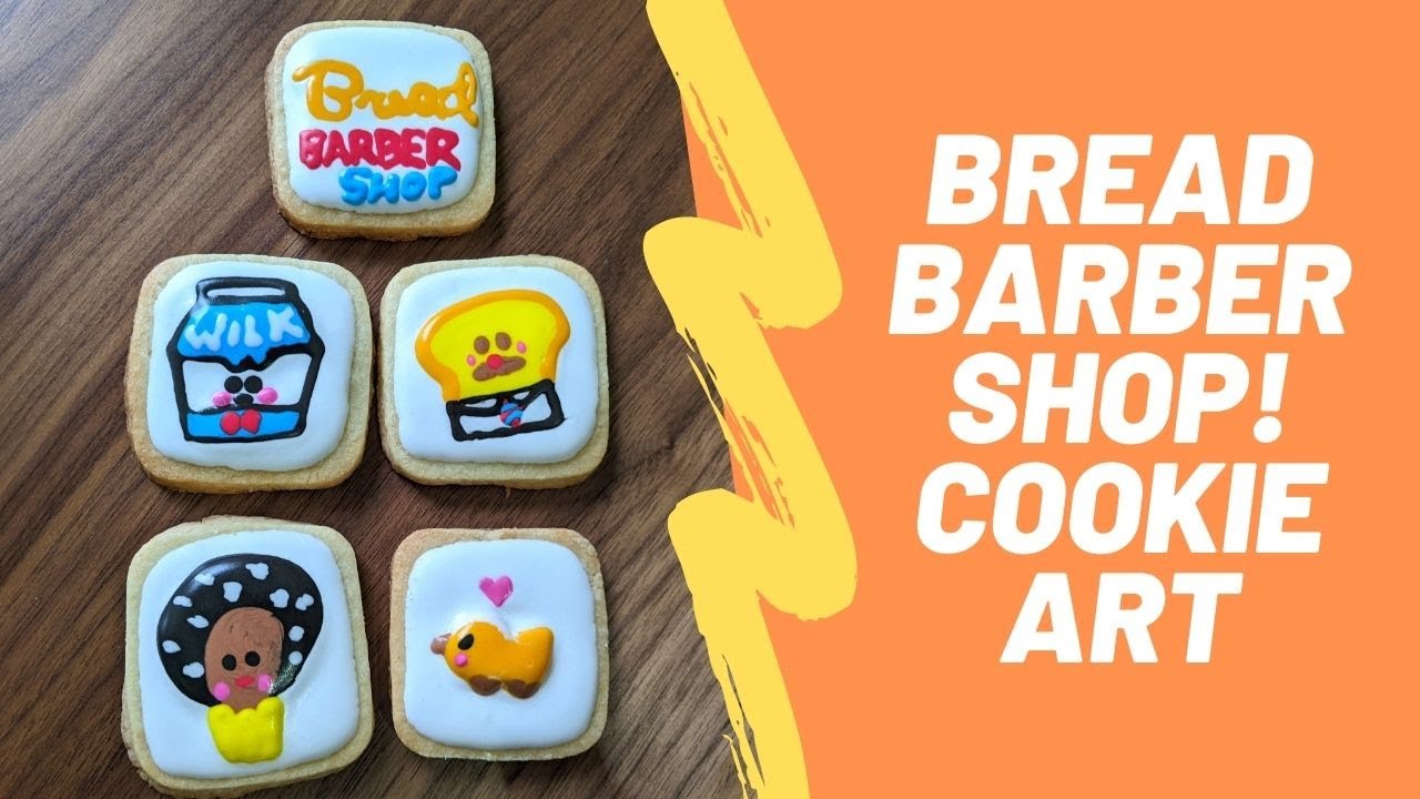 Bread Barbershop | Cookie Art - YouTube