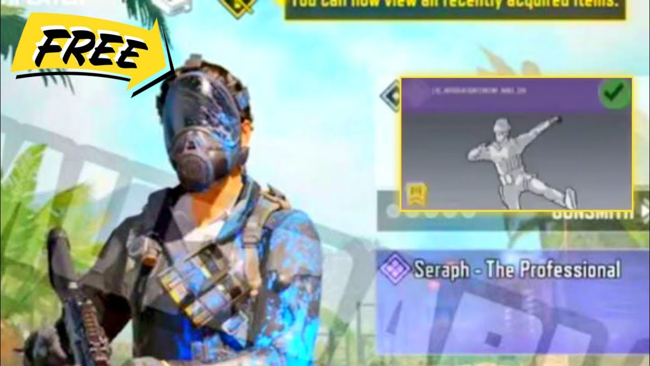Possible Free Seraph - The Professional & Emote (Not Confirmed yet ...