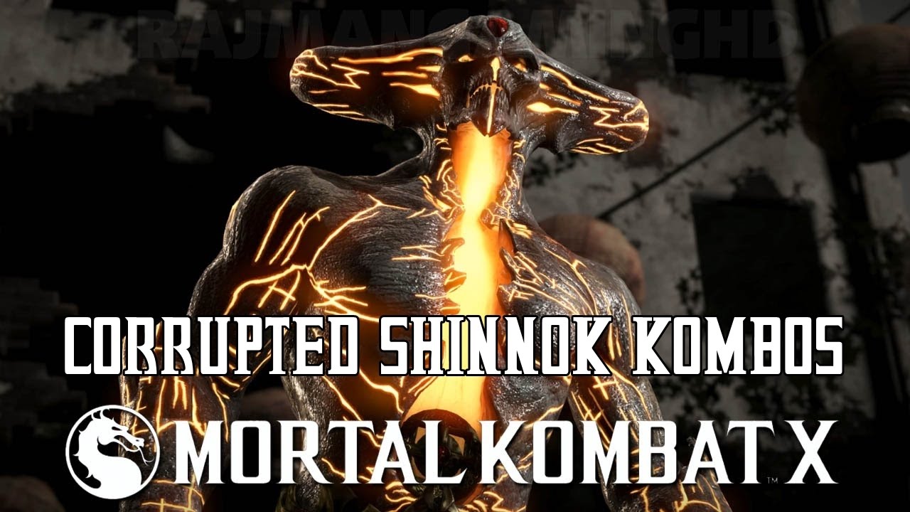 MKX - Corrupted Shinnok Combos - YouTube