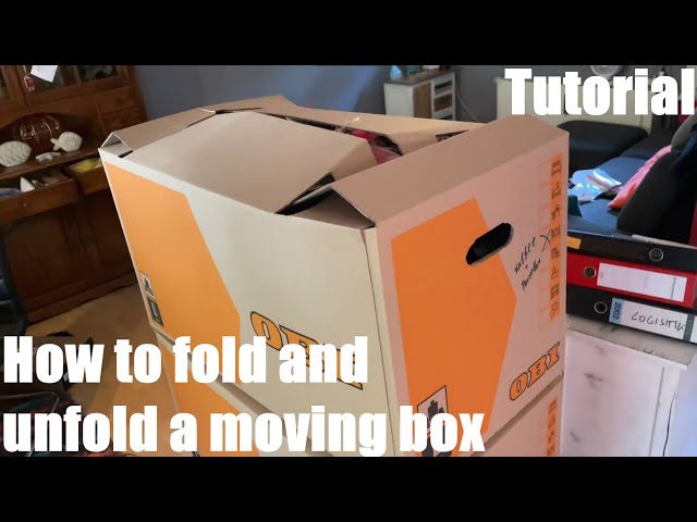 Unfolded And Folded Boxes