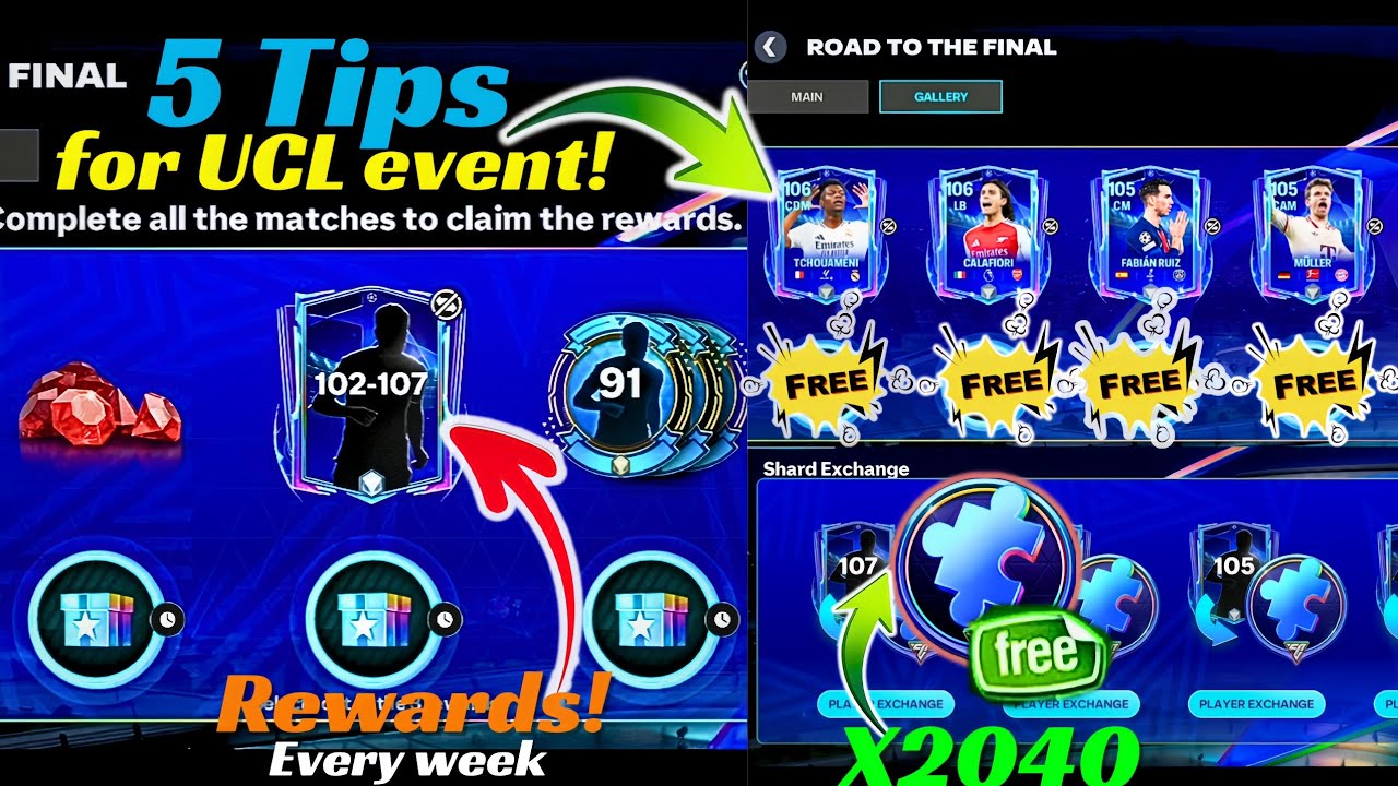 /5 Tip's!! For UCL Road to Final+Free UCl shards+UCL market investment ...