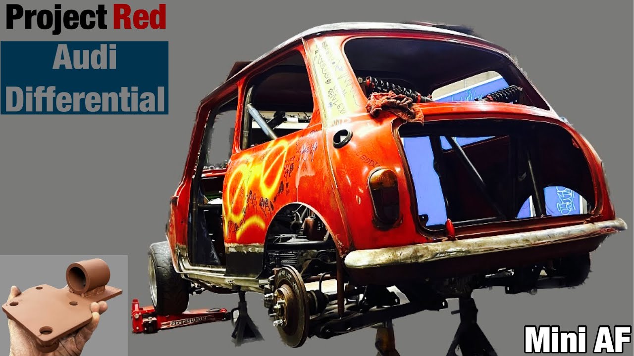 Mounting the Audi Diff in Project Red 21 - YouTube