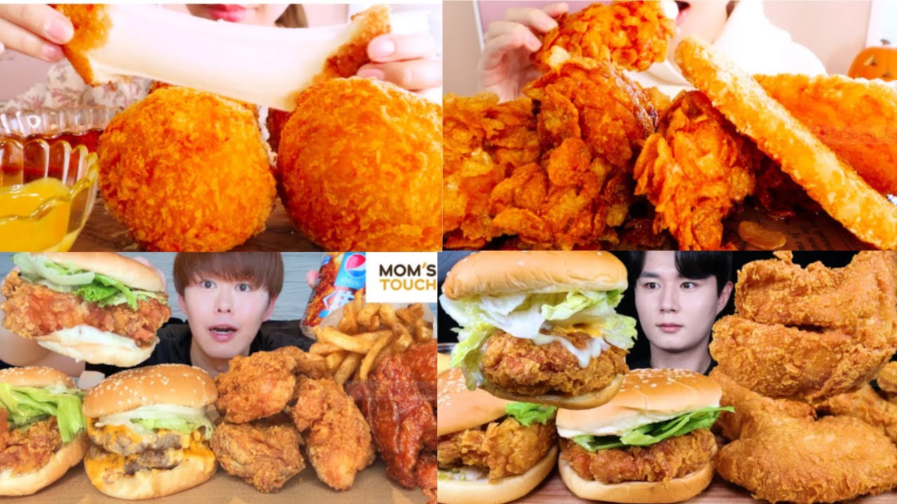 The ultimate *satisfying* and *crunchy* fast food asmr - YouTube