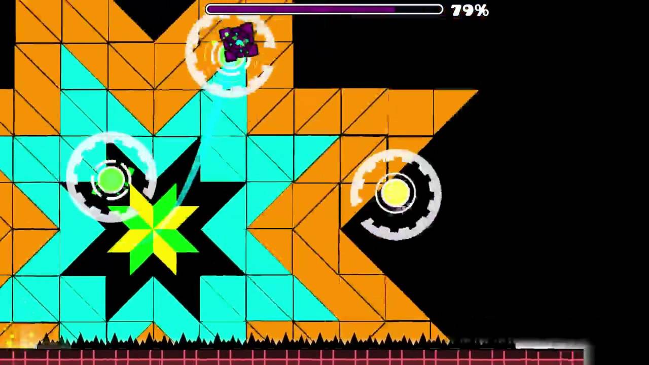 Geometry Dash - My 1st Level ever!!! Beautiful Gray - YouTube