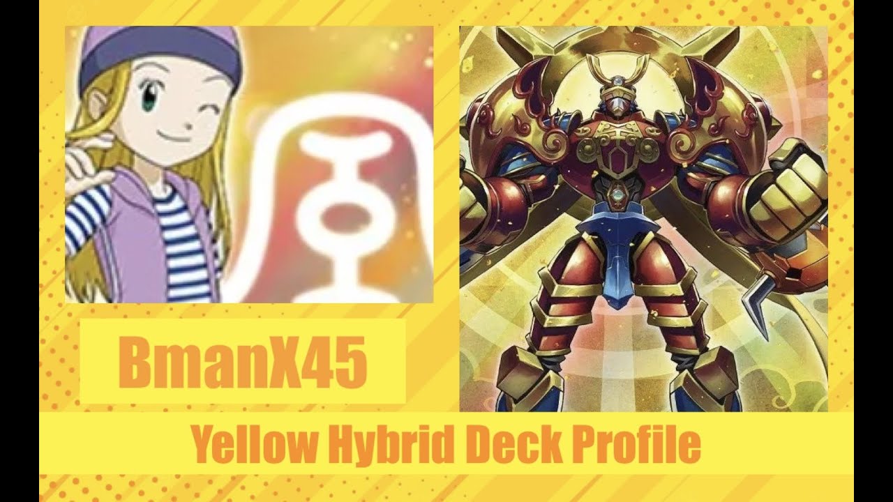 Digimon TCG: Yellow Hybrid Deck Profile BT9 Format - YouTube