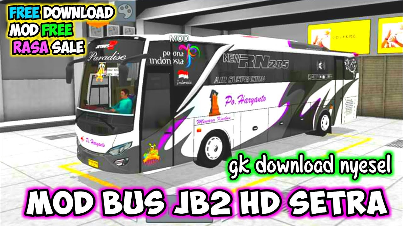 mod BUSSID JB2 HD SETRA - YouTube