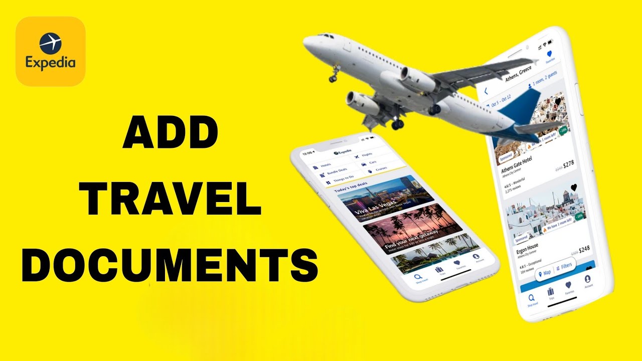 How To Add Travel Documents On Expedia App - YouTube