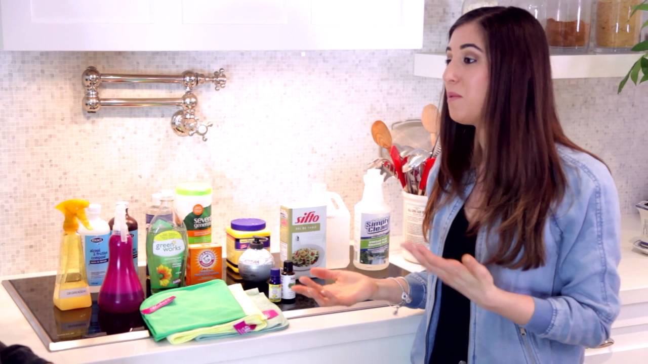 Melissa Maker shows Jason DIY cleaning products (Clean My Space) - YouTube
