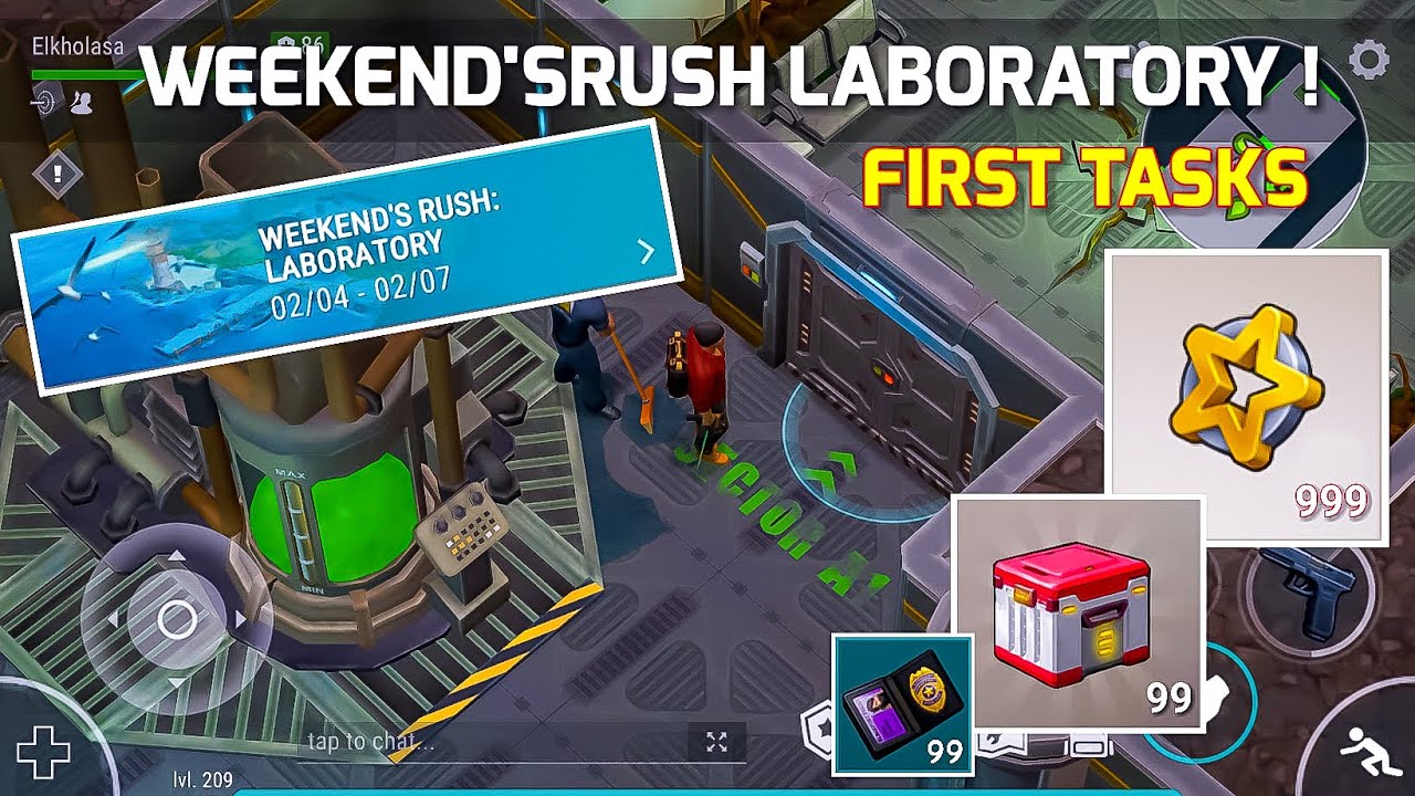 WEEKEND'S RUSH LABORATORY " First Tasks"! Last Day On Earth Survival ...