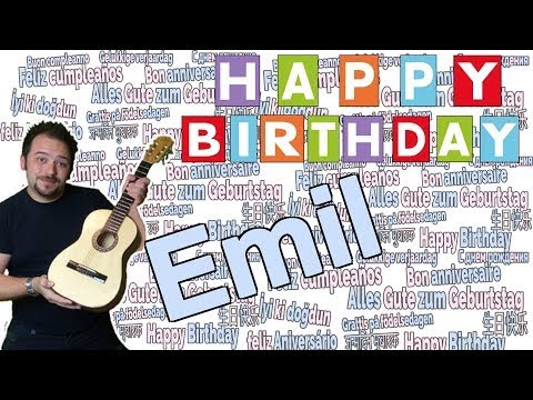 🎉 Happy Birthday Emil - Das Geburtstagslied für Emil 🎉