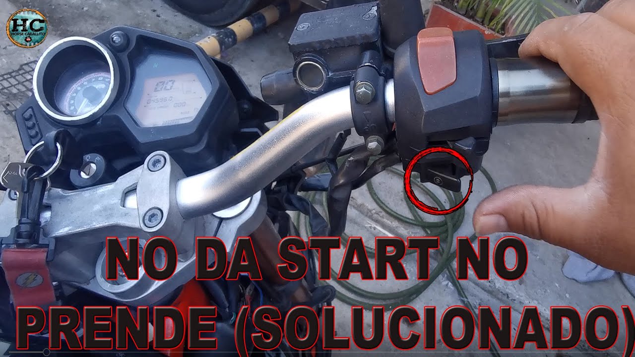 mi moto no da start (solucionado) - YouTube