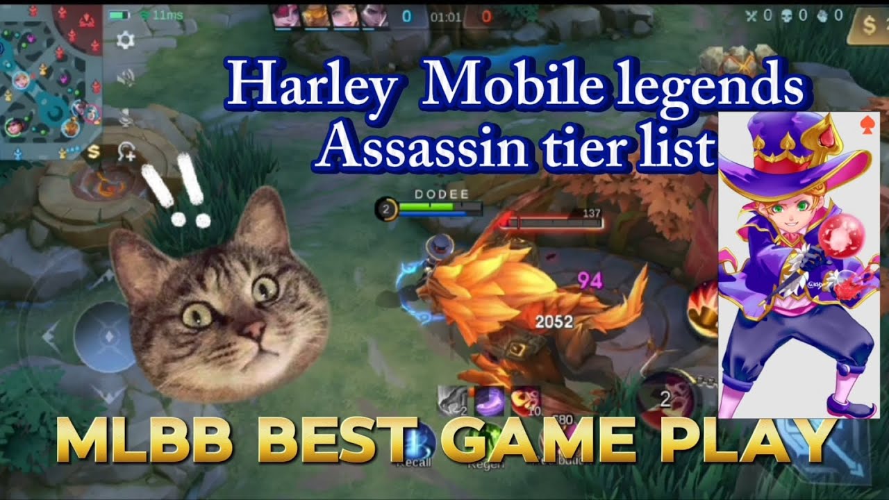 Harley Mobile Legends Assassin tier list, mlbb best game play, @DODEE ...