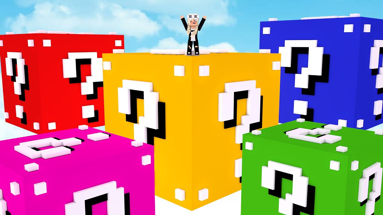 GIANT LUCKY BLOCK SKYBLOCK - YouTube