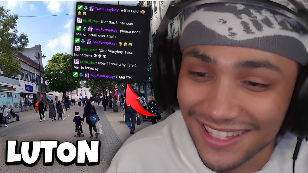 SHOWING MY CHAT MY HOME TOWN LUTON 🤣 - YouTube