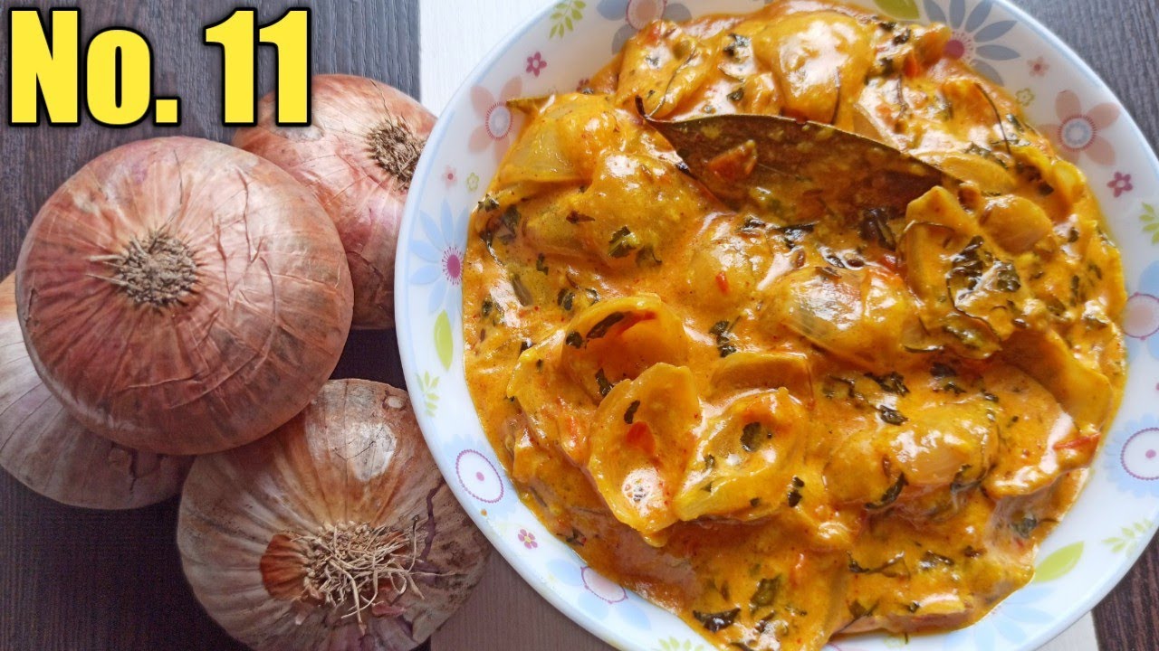 Malai pyaaz ki sabzi / प्याज की सब्जी / Onion sabji recipe / Methi ...