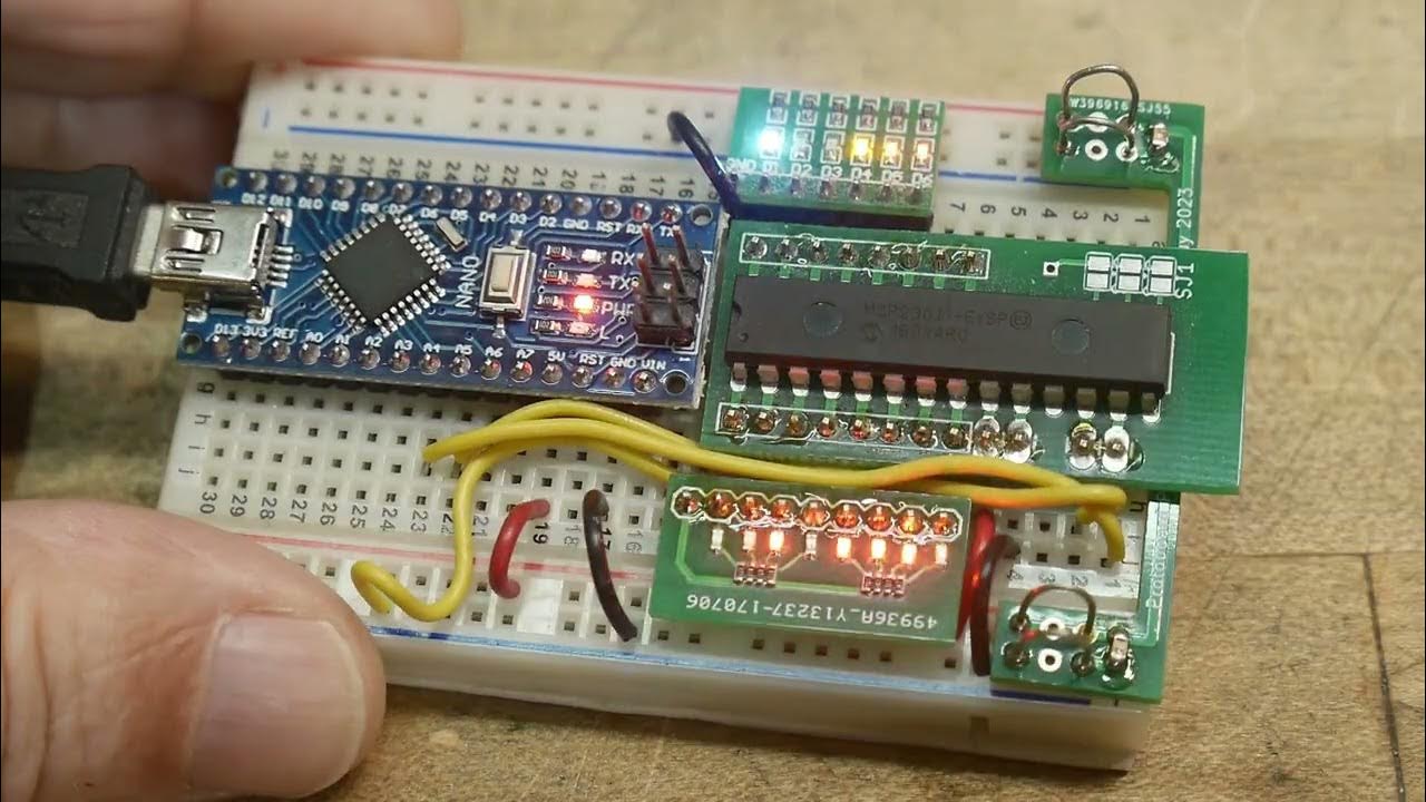 #1808 MCP23017 Serial I2C 16-bit Expander - YouTube