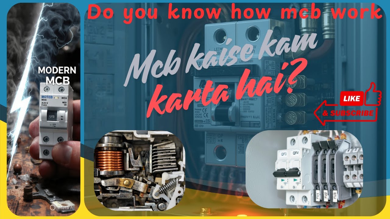 How MCB Works? Internal Mechanism Explained (Hindi) | MCB Kaise Kaam ...
