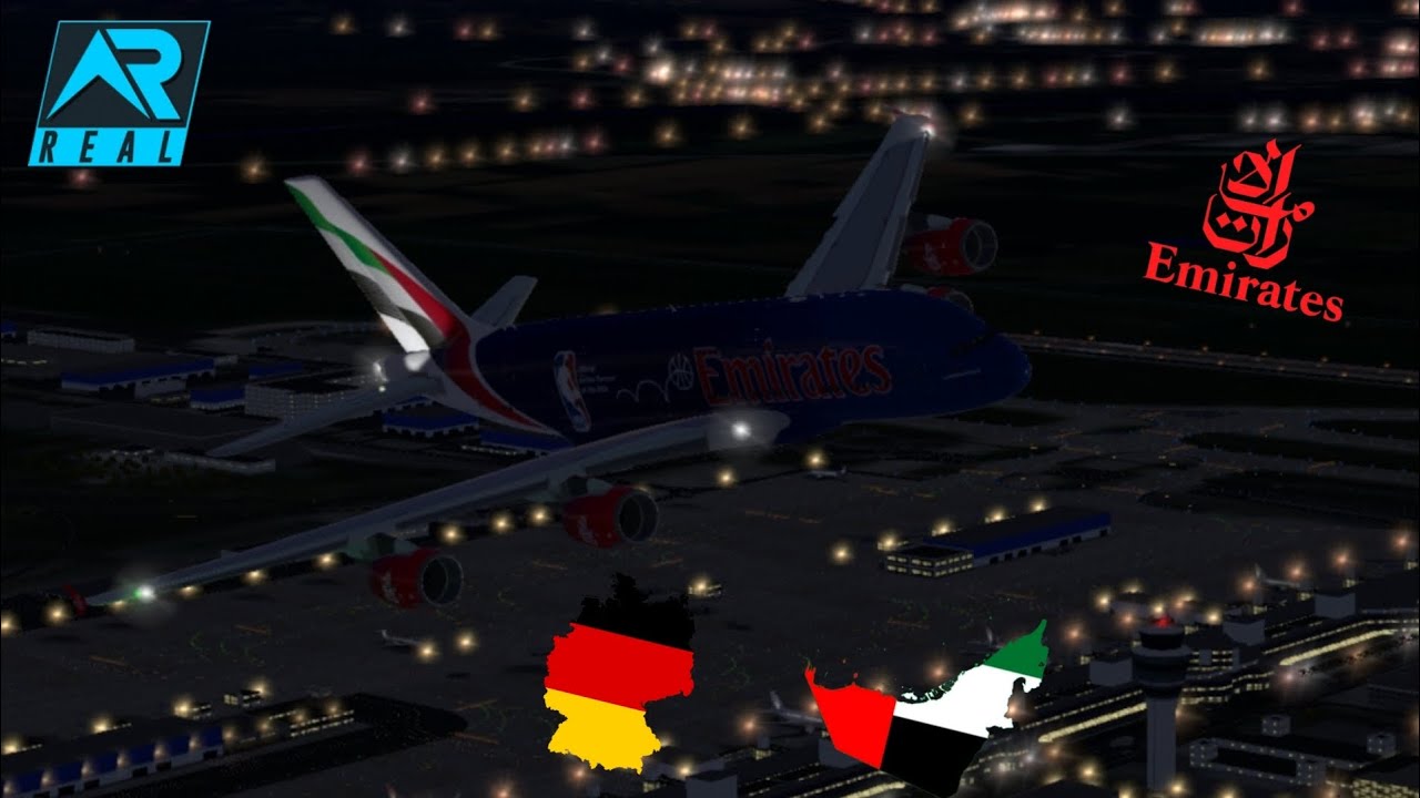 Real Flight Simulator - Emirates A380-800 | Munich (MUC) - Dubai (DXB ...