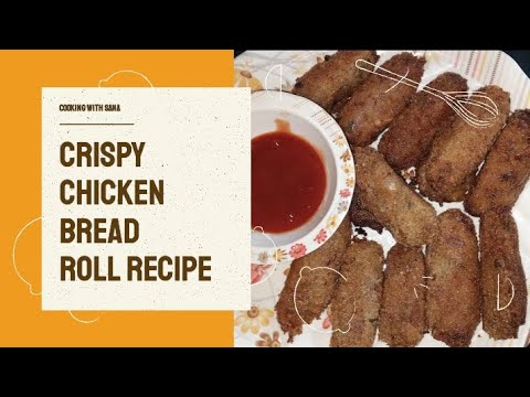 crispy chicken bread rolls recipe by delightful dishes. - YouTube