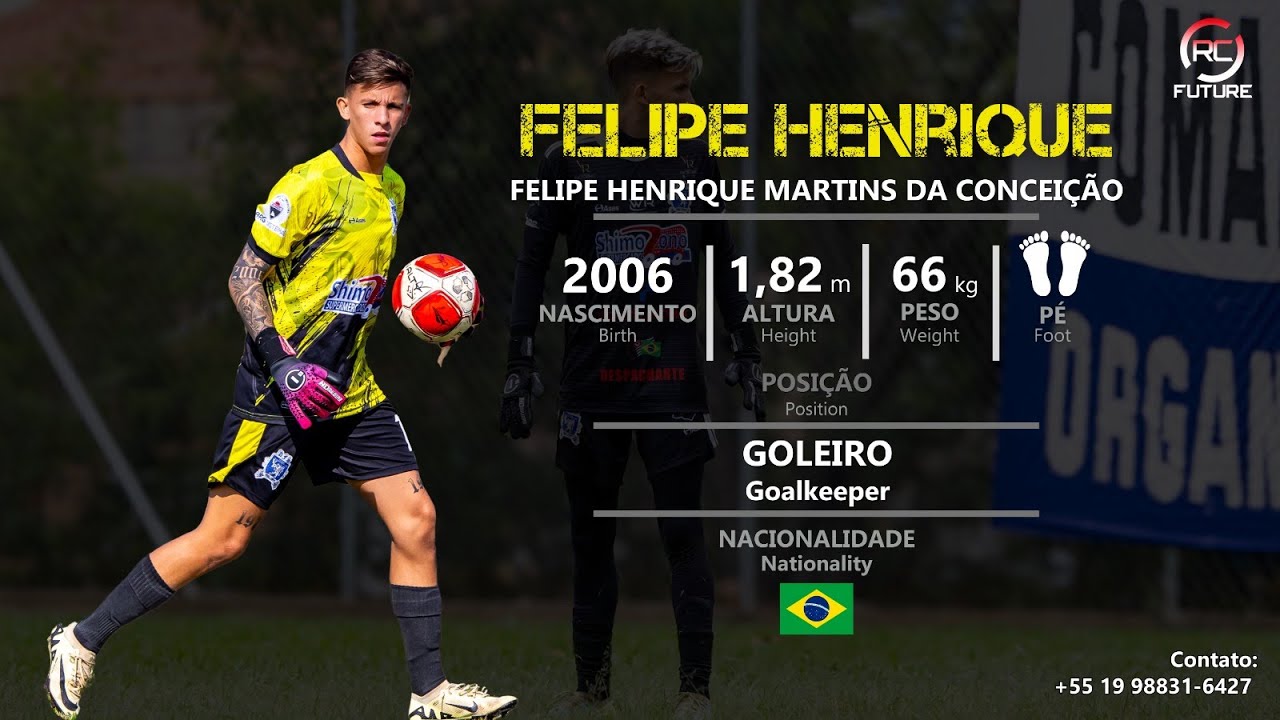Felipe Henrique - Goleiro (Goalkeeper) - 2006 (2025) - YouTube