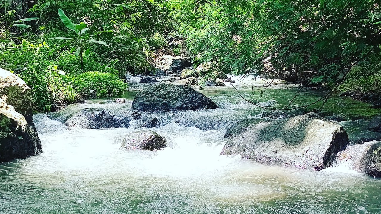 The relaxing sound of trickling water makes the heart and mind calm and ...