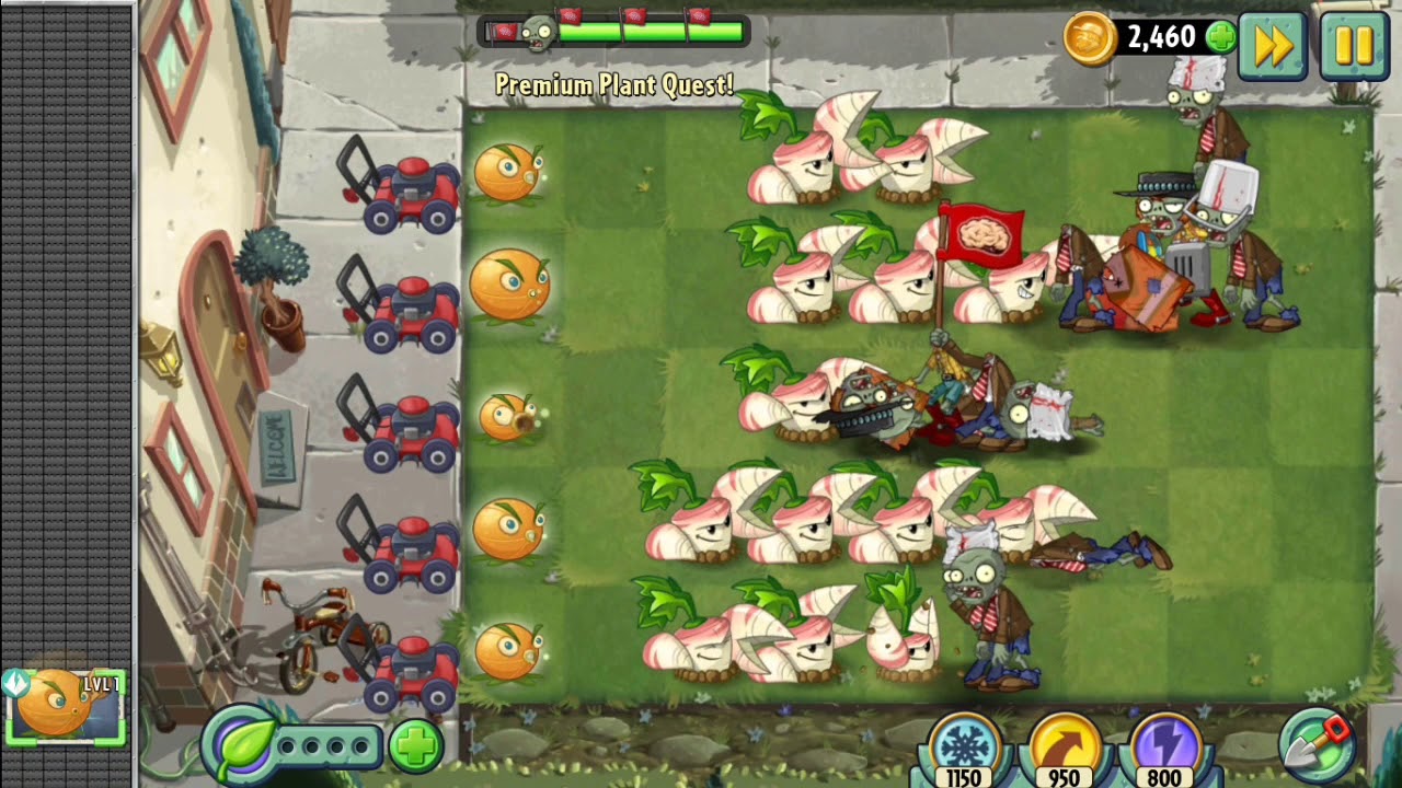 Plants vs Zombies 2-Parsnip game 4-6 - YouTube