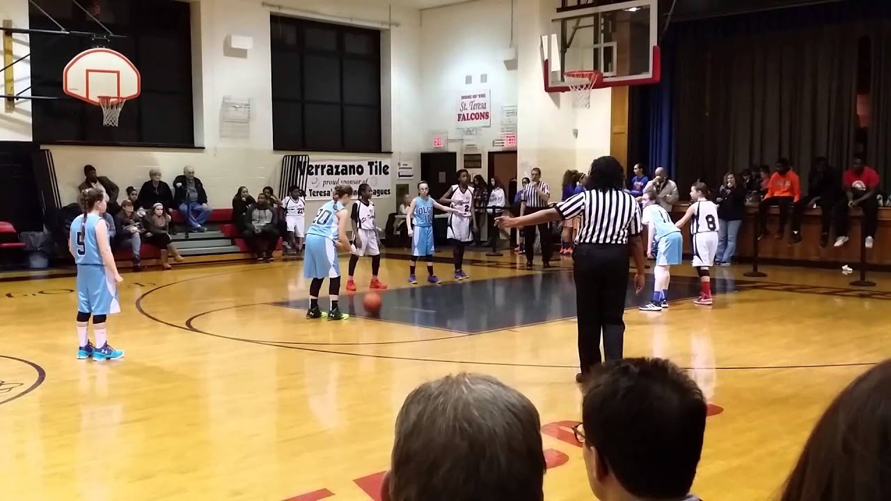 St Teresa vs OLGC 6th grade girl basketball - YouTube