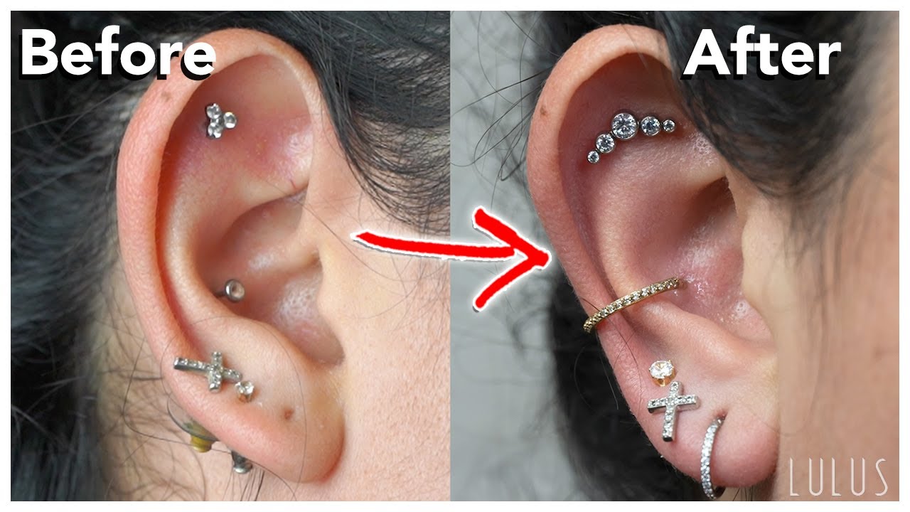 We Gave Her A Beautiful Designed Ear For Her Birthday 😍 - YouTube