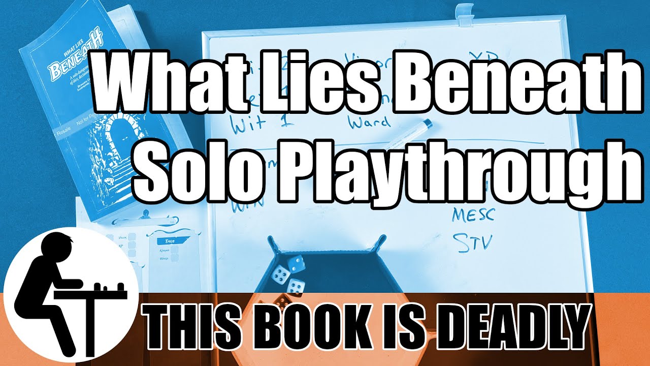 What Lies Beneath Solo Playthrough: This Book is Deadly - YouTube