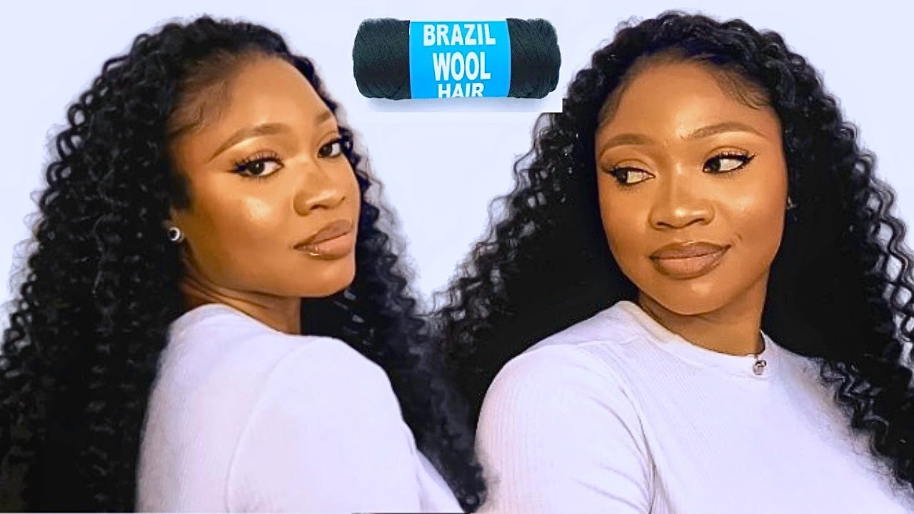 😱Brazilian Wool Did That! 😱How to Achieve a Deep Curly Wave Using ...