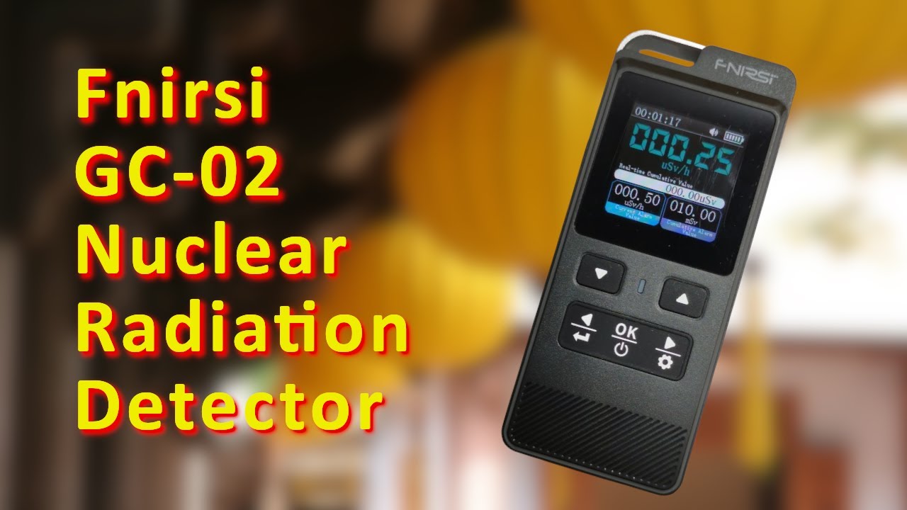 Fnirsi GC-02 Nuclear Radiation Detector - YouTube