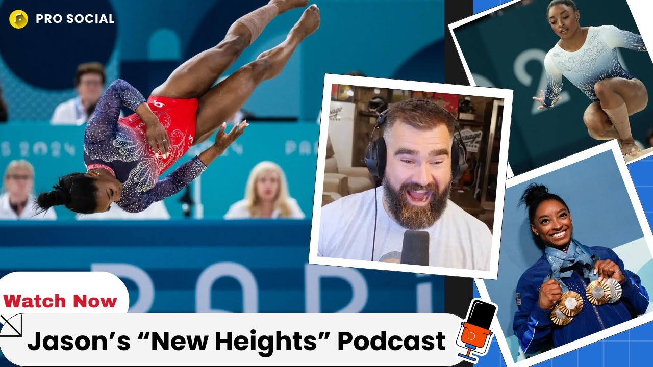Jason Kelce admits he doubted Simone Biles before the 2024 Paris ...