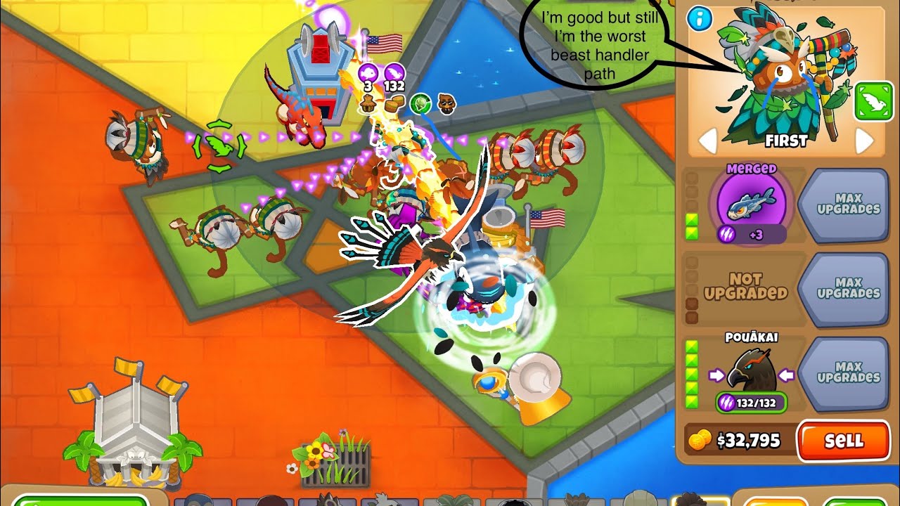 God Boosted bottom path beast handler vs round 100 and round 200 #btd6 ...