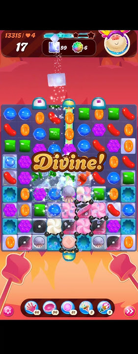 Beating Candy Crush Saga Levels Gameplay: Crushing Level 13315 - YouTube