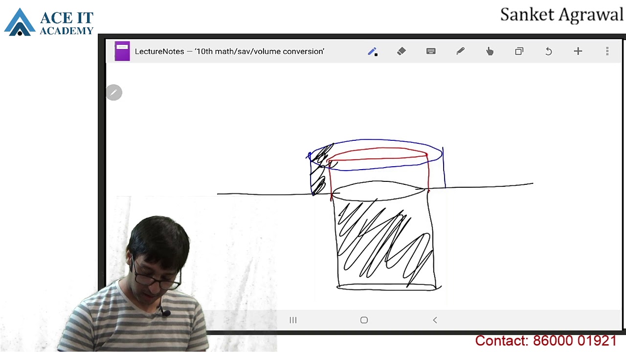 AIA 10th Math SAV Volume Conversion Lect 1 - YouTube