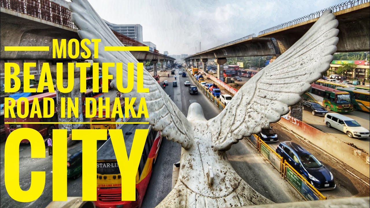 Beauty of Dhaka City | Most Beautiful Road In Dhaka | Metro Rail ...