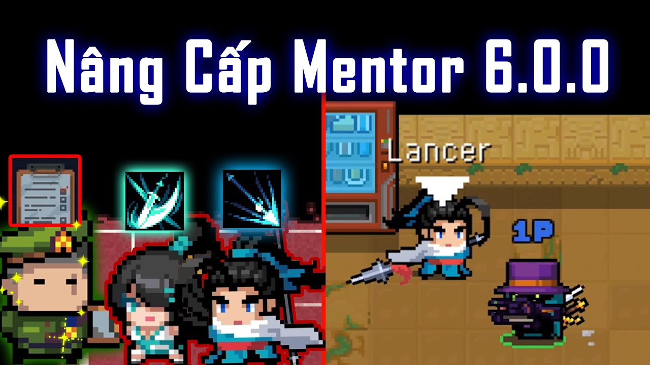 Lancer & Sword Master with Mentor Uprade & Their NPC | Soul Knight ...