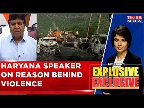 Live News : Haryana Speaker On Nuh, Gurgaon Violence & Shobha Yatra ...